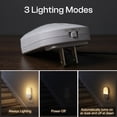 DAYBETTER LED Plug-in Night Light, 2-Pack Dimmable Warm White Wall ...