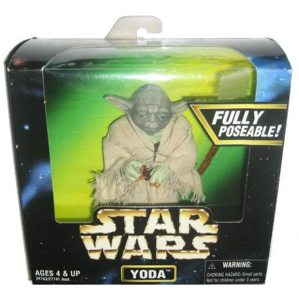 Star Wars Fully Poseable Action Collection Yoda Kenner Figure - Walmart ...