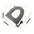 BAOPAI USB Powered Heated Toilet Seat Cover with 5 Temperature Settings ...