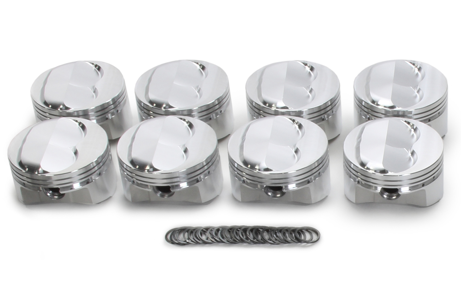 SBC Domed Piston Set 4.165 Bore +4cc - Walmart.com