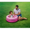 Bluescape Pink 3 Ring Pool, Inflatable Backyard Pool for Kids 2 ...