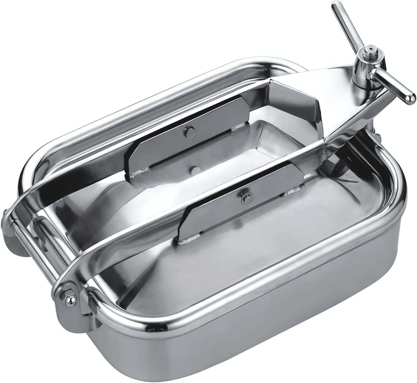 INTSUPERMAI Rectangular Pressure Sanitary Manhole Cover Tank Manway ...