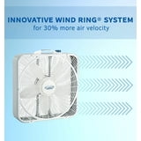 Lasko 20 Weather-Shield Performance Box Fan-Features Innovative Wind ...