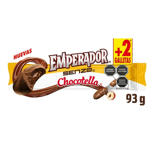 Galletas Chocotella Emperador Senzo sabor chocoavellana 93 g | Walmart ...