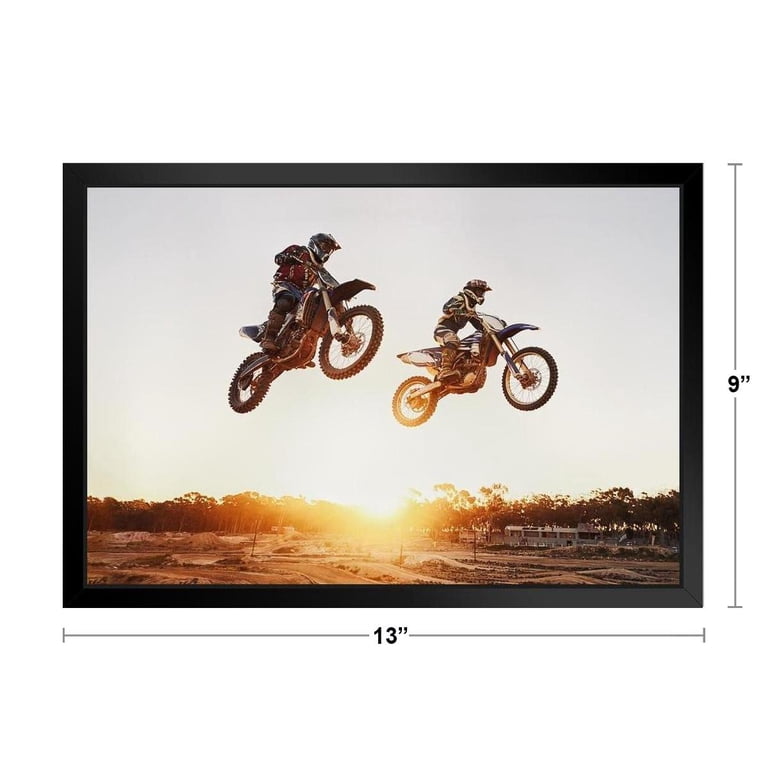 Motocross Jumps Sunset