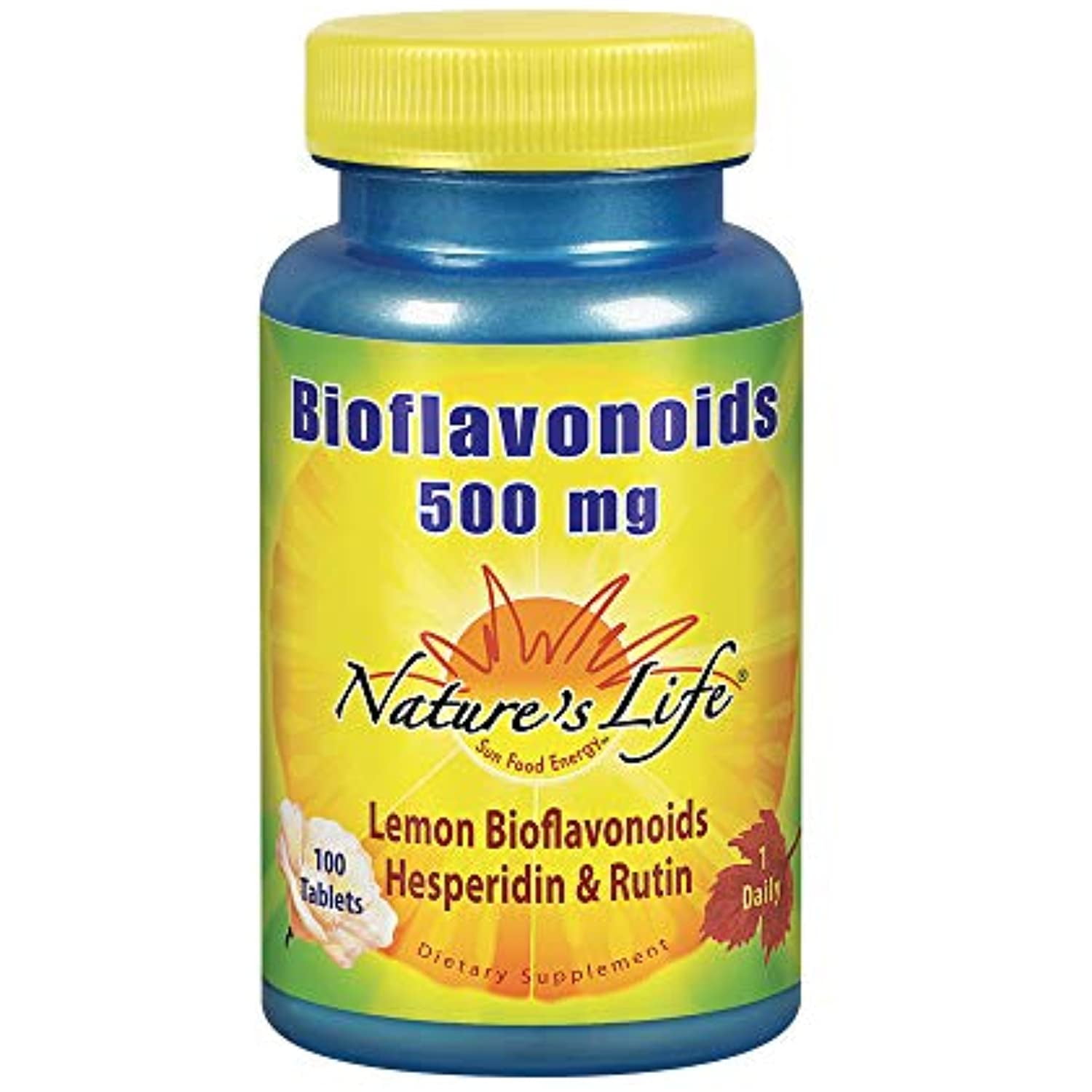 Nature's Life Bioflavonoids 500mg | Lemon Bioflavonoid Complex ...