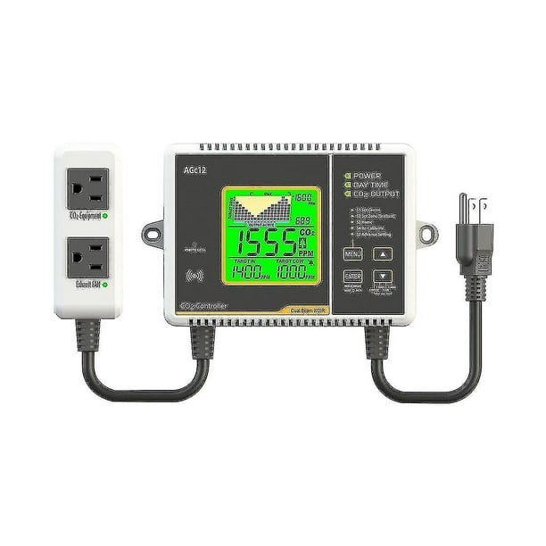 Co2 Controller Carbon Dioxide Controller Co2 Meter Monitor , Ndir Co2 ...