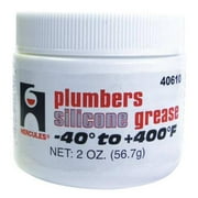 HERCULES 40610 Silicone Plumbers Grease,2 oz. G0704551