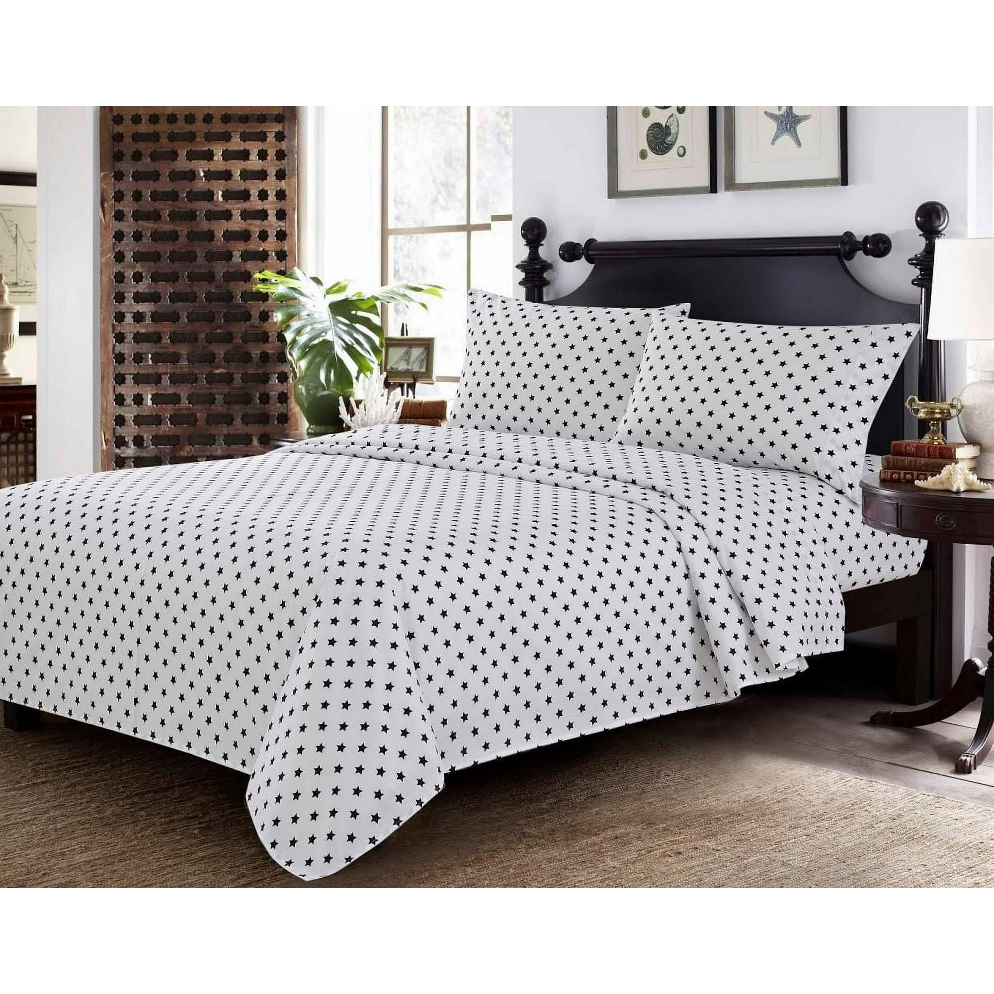 Click here for Johnson Home 200 Tc Bed Sheet Set - Printed Cotton... prices