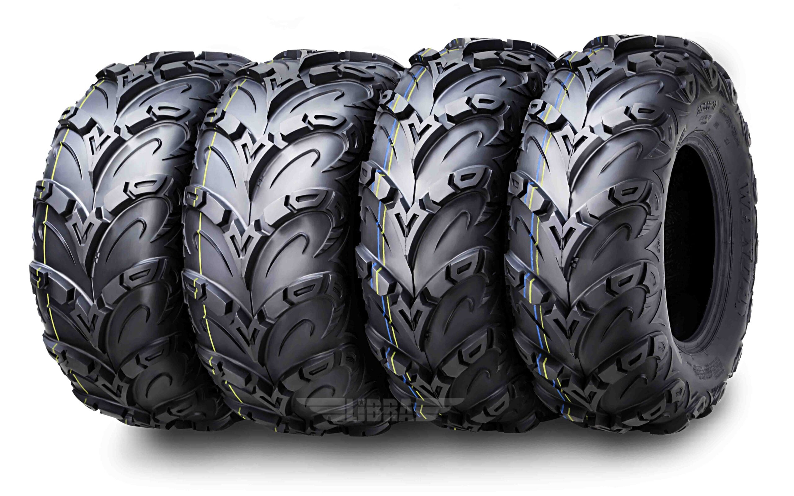 WANDA Mud Sling 8 Ply ATV tires 24x8-12 & 24x11-10 For 08 Polaris ...