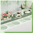30pcs Sage Green Paper Plates, 7inch Scalloped Small Dessert Cake ...