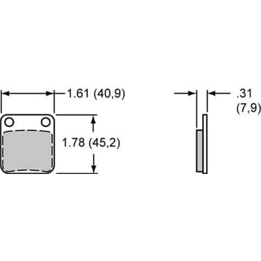 Wilwood PolyMatrix A Brake Pads Superlite 4/6 Caliper Set of 4 P/N 15A ...