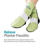 NatraCure Cold Therapy Socks (w/Compression Strap) - Extra Arch and ...