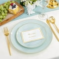 100PCS Sage Green Plastic Plates - Disposable Sage Green Include 50 ...