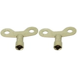 2 Radiator Plumbing Bleed Bleeding Key Keys Solid Iron For Venting Air ...