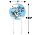 Acrylic Grandma To Be Stork Baby Grandmother Cake Topper Party ...