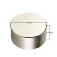 Lot 40*20mm Large Neodymium Rare Earth Magnet Big Round Magnets Super ...