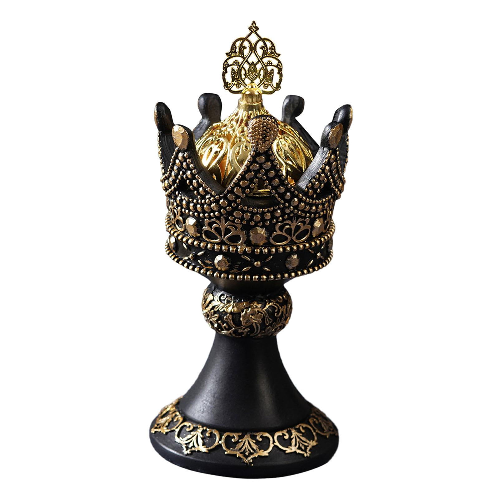 Soporte de Incienso de Cono con Cubierta perfecl Incensario Corona ...