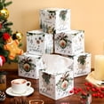 6 Pack Christmas Facial Tissue Cube Box Square 480 Sheets Snowman ...