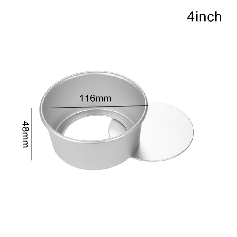 Pretty Comy 4 Inch Aluminum Cake Mold Round Mini Cake Pan With ...