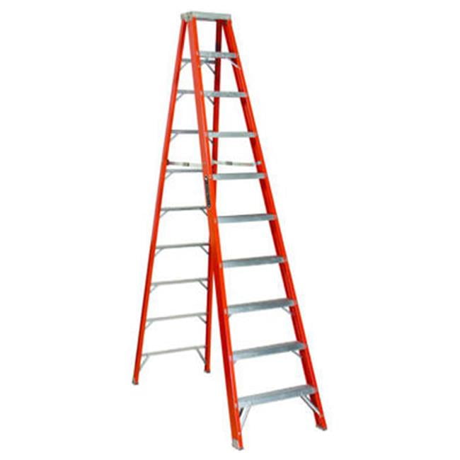 Louisville Ladder FS1310HD 10 ft. Fiberglass- Type IAA Heavy Duty Step ...
