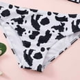 Fesfesfes Girls Summer Swimsuits Cute Cow Floral Print Bikini Set Split