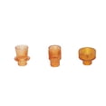 Tapered Glass Candle Holders Set for Wedding and Dinner Party Decor ...