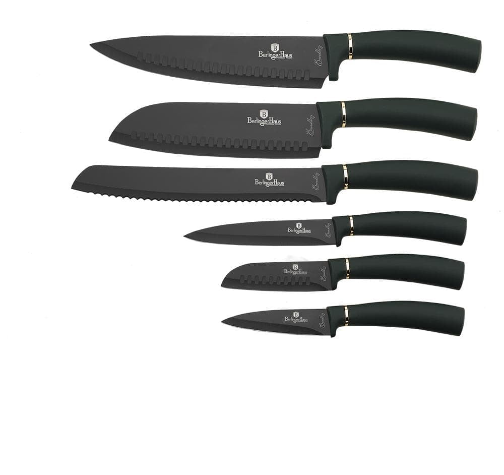 6-Piece Kitchen Knife Set with Steel Blades and Ergonomic Handles by ...