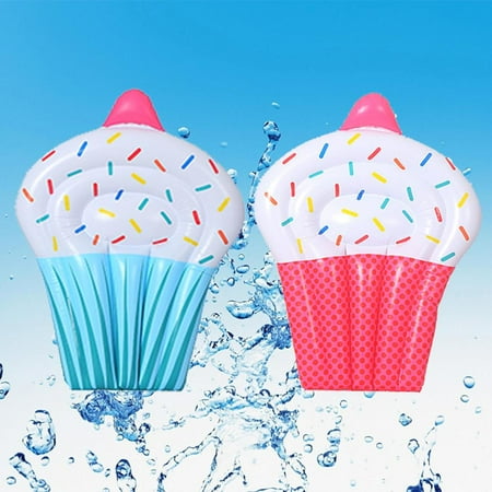 Funny Inflatable Cupcake Pool Floating Creative Row Swimming Pool Air ...