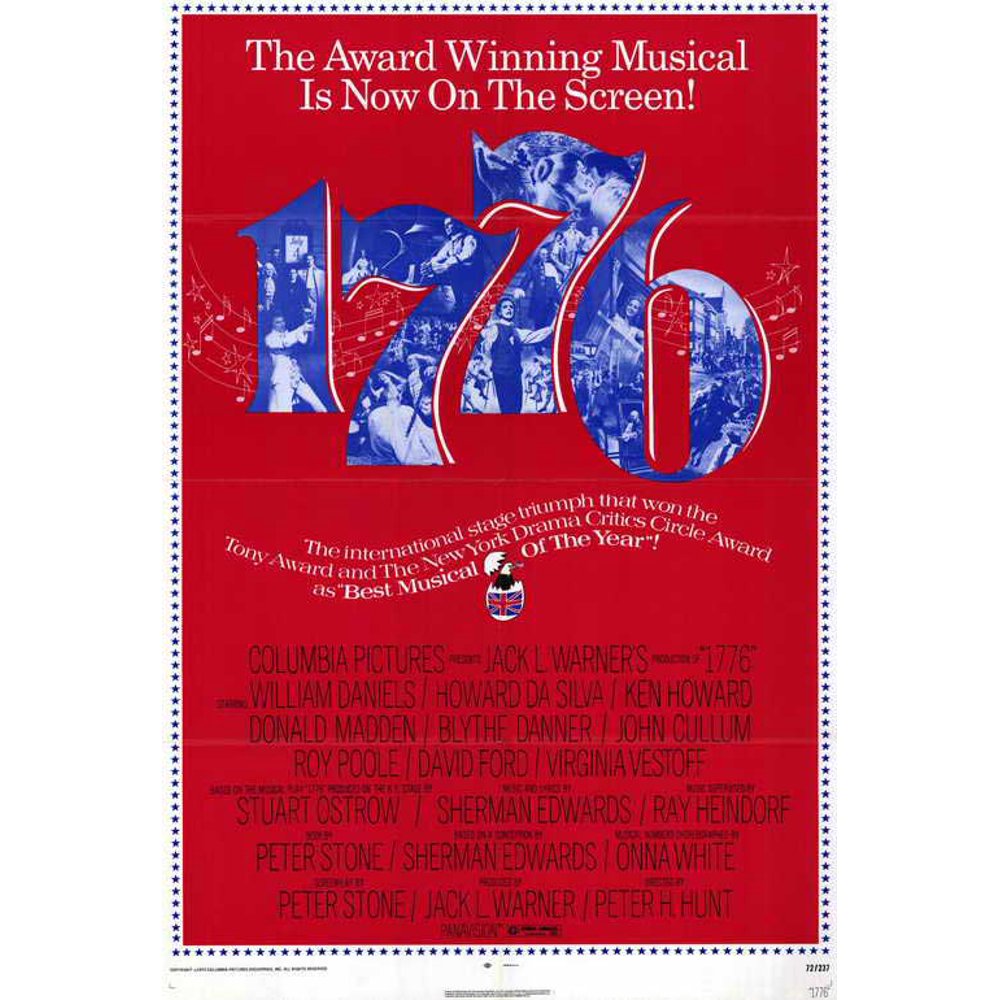 Seventeen-Seventy-Six (1776) - movie POSTER (Style B) (27" x 40") (1972 ...