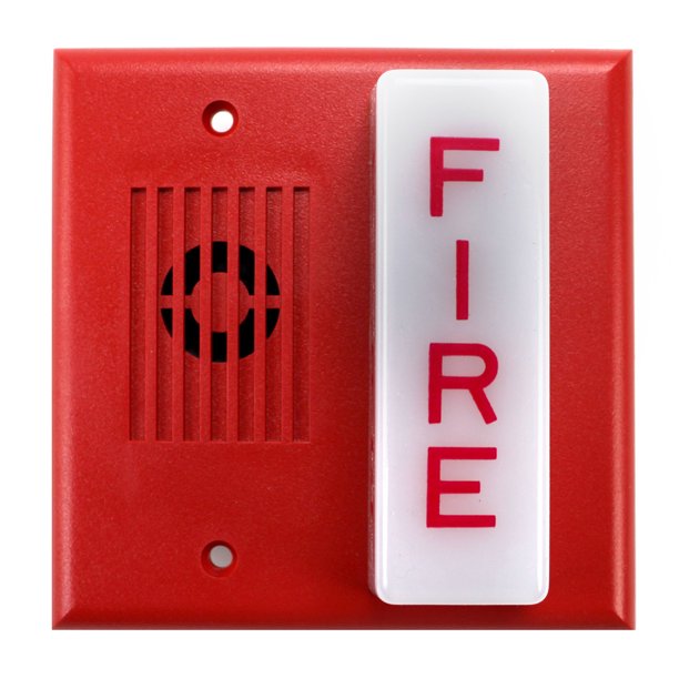 Cooper Wheelock MIZ-24-WS MIZ Strobe Horn Fire Alarm 104210 18-31 VDC ...