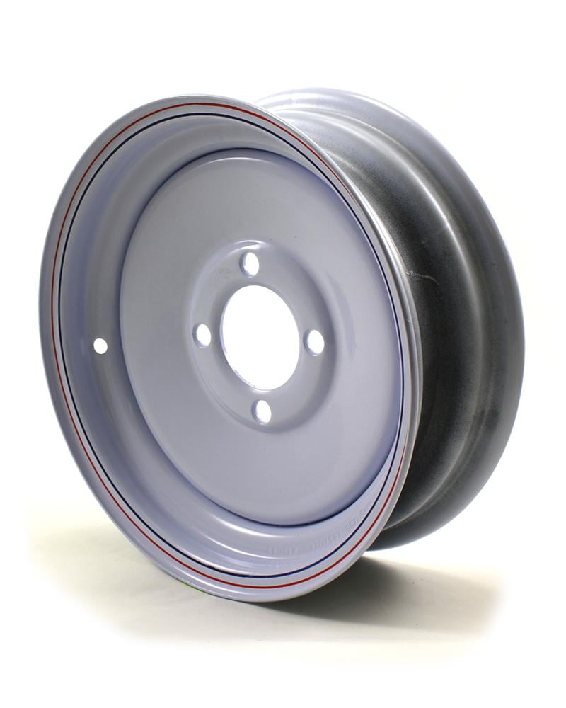 12X4 4-Lug on 4" White Solid Trailer Wheel - Walmart.com