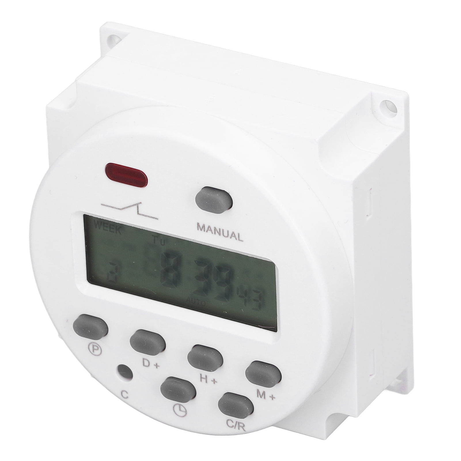 Temporizador Electrónico Digital Programable LCD Interruptor De Relé De ...