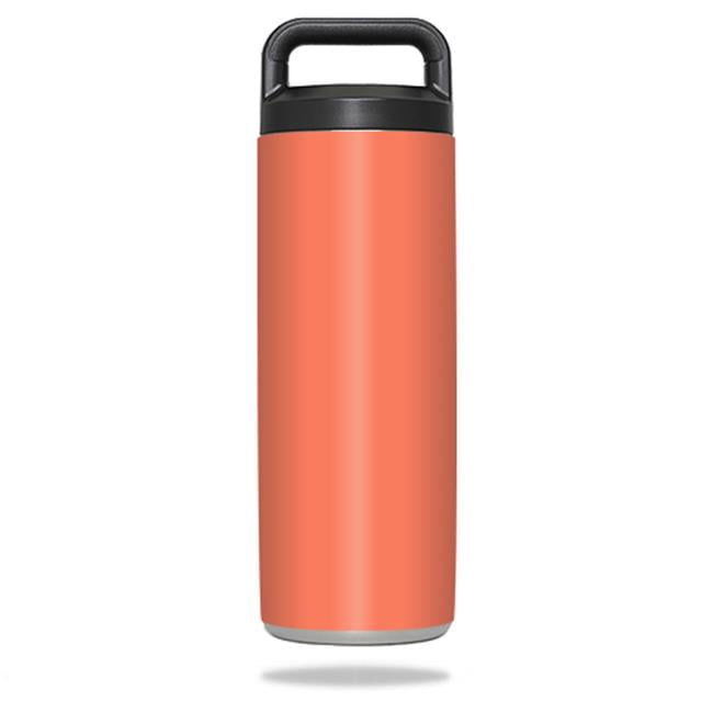MightySkins YERABOT18-Solid Salmon Skin for Yeti Rambler 18 oz Bottle ...