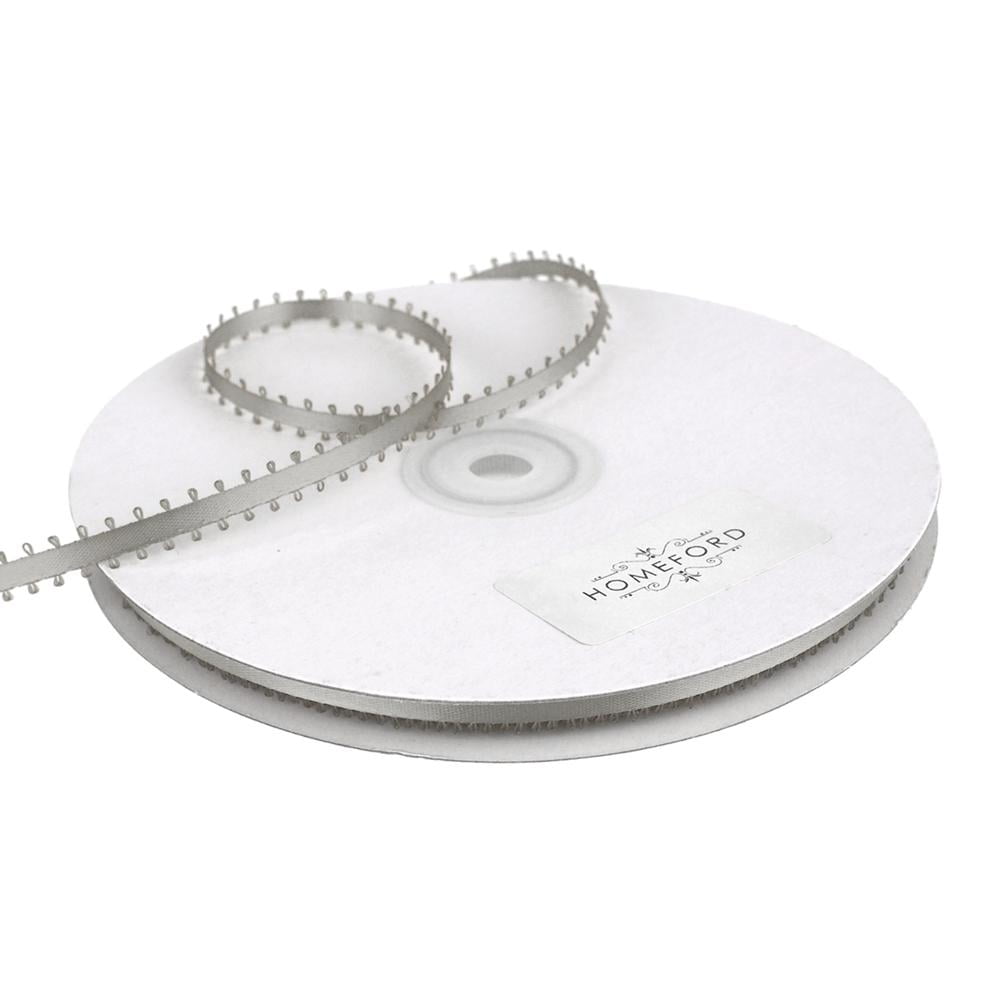 Picot-edge Double Face Satin Ribbon, 3/16-Inch, 50 Yards, Silver ...