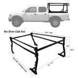 AA-Racks Model X39-8Clamp Short Bed Truck Ladder Rack Side Bar with No ...