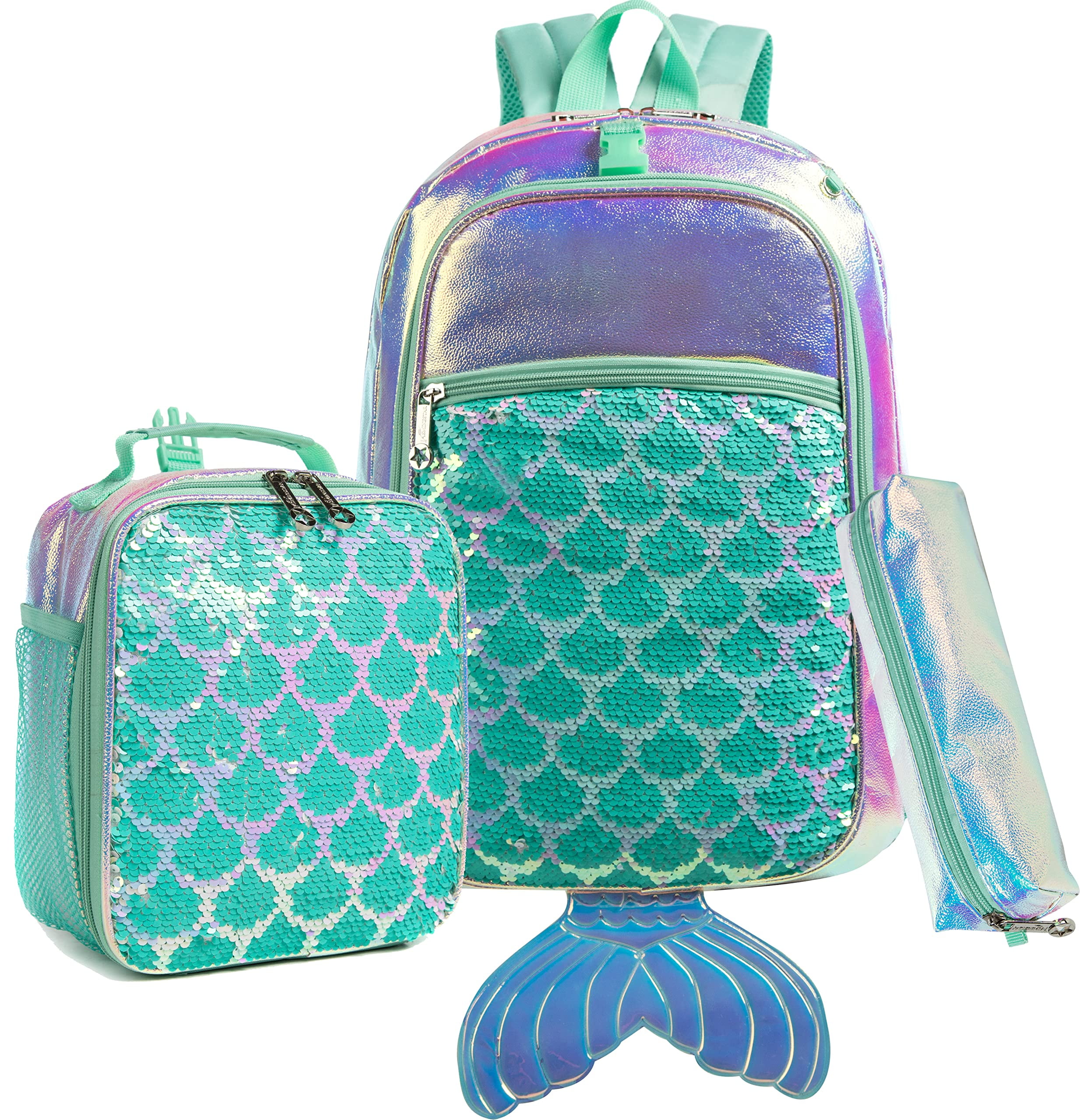 Mochila Meetbelify Mermaid Magic Sein con lonchera para niñas | Bodega Aurrera en línea
