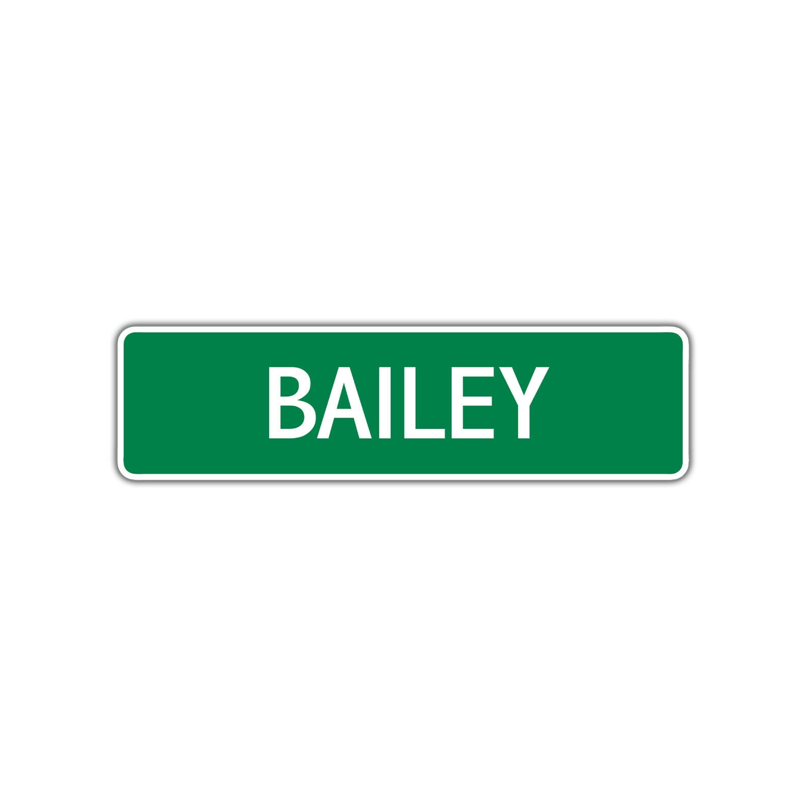 Bailey Girls Children Name Letter Printed Label Indoor Outdoor Unique ...