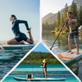 Quashley Inflatable Stand up Paddle Board, 10'6" x 32 inch Wide All ...