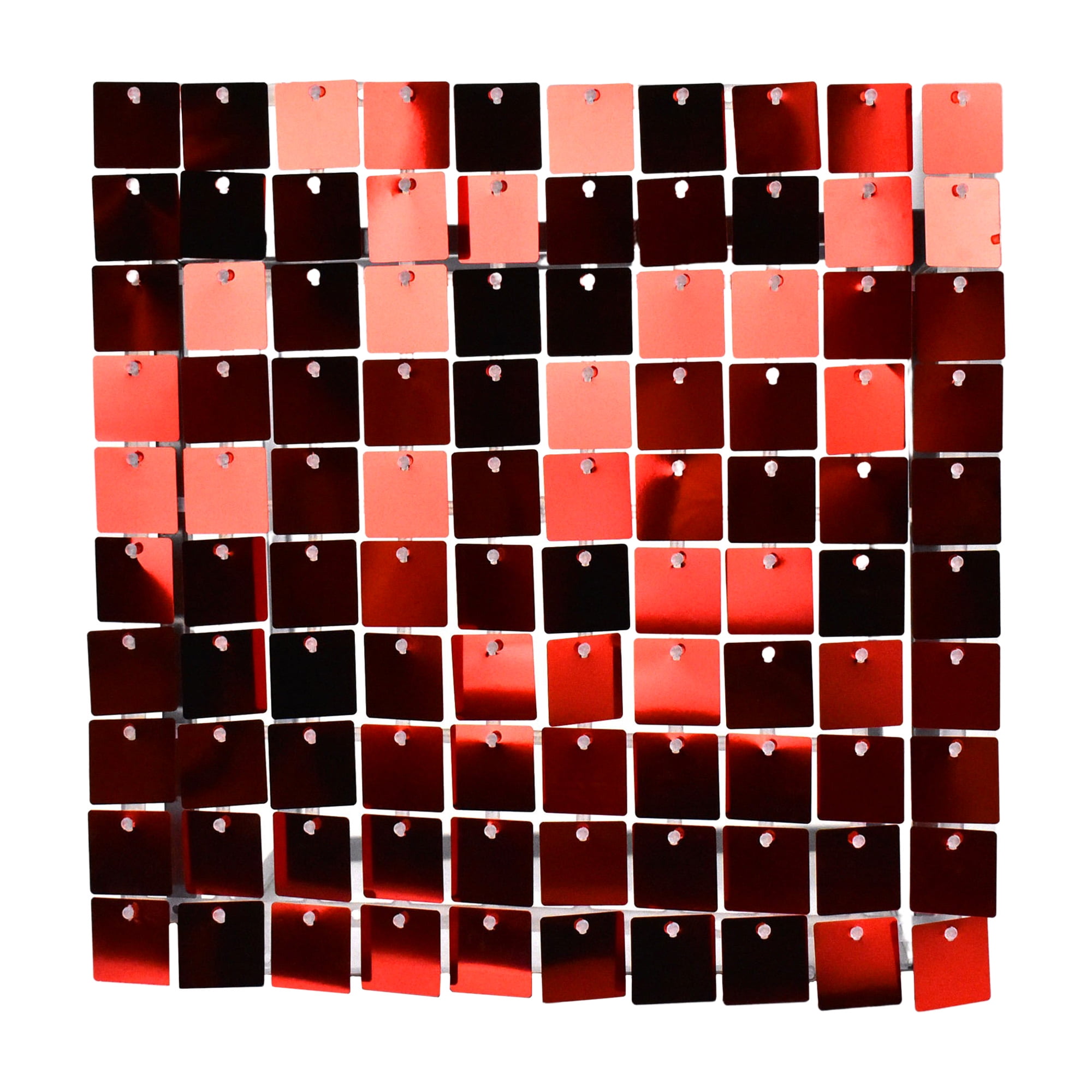 Shimmer Sequin Backdrop Wall Panel, 12-inch, Red - Walmart.com