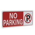 "Pen+Gear No Parking Sign, 6x14 inch -Vibrant Red, Easy-to-Read ...