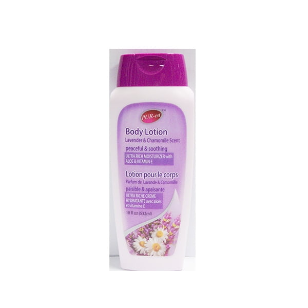 Body Lotion With Lavender & Chamomile (532ml) By Purest | Walmart Canada