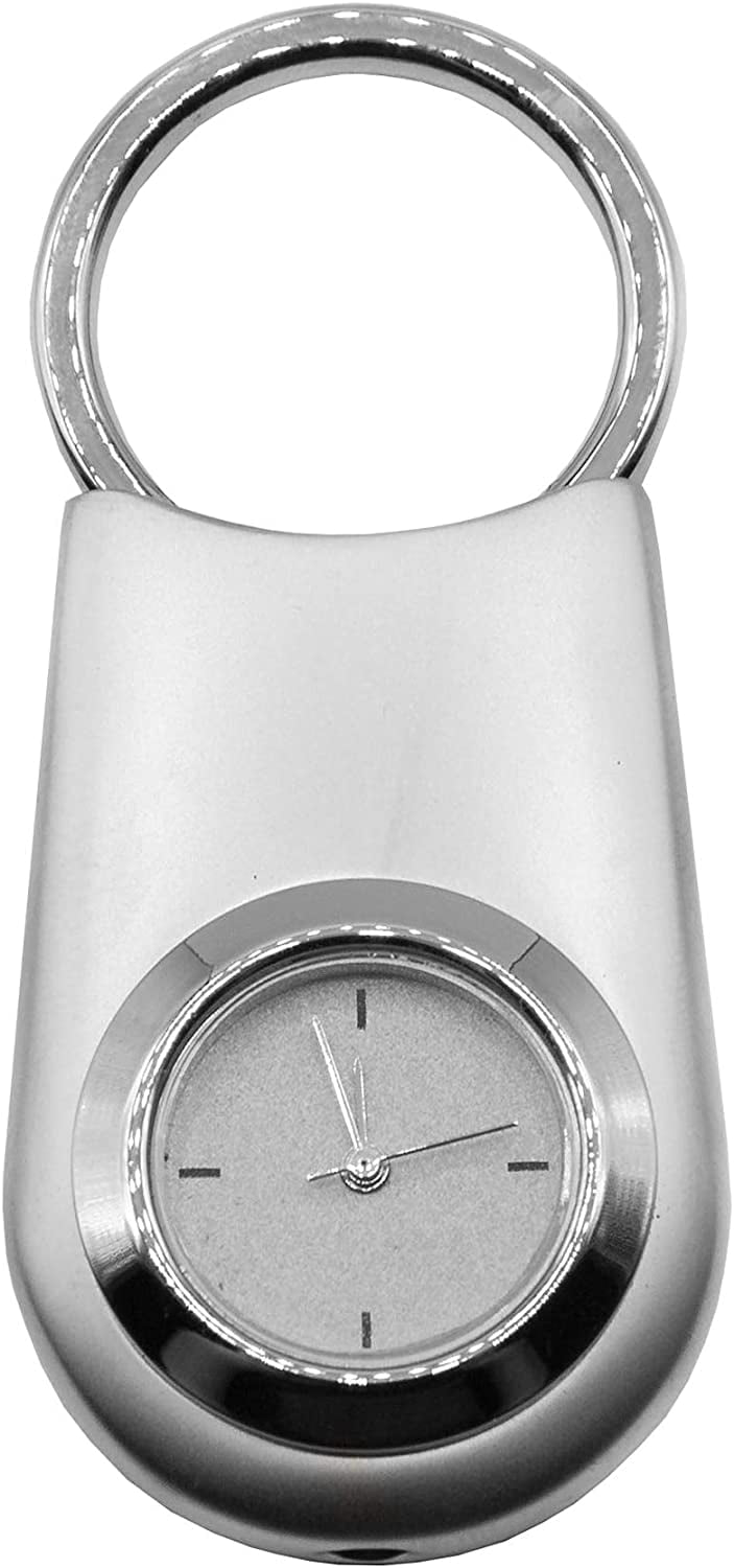 Gold and Silver Keychain (Silver Modern Clock) - Walmart.com
