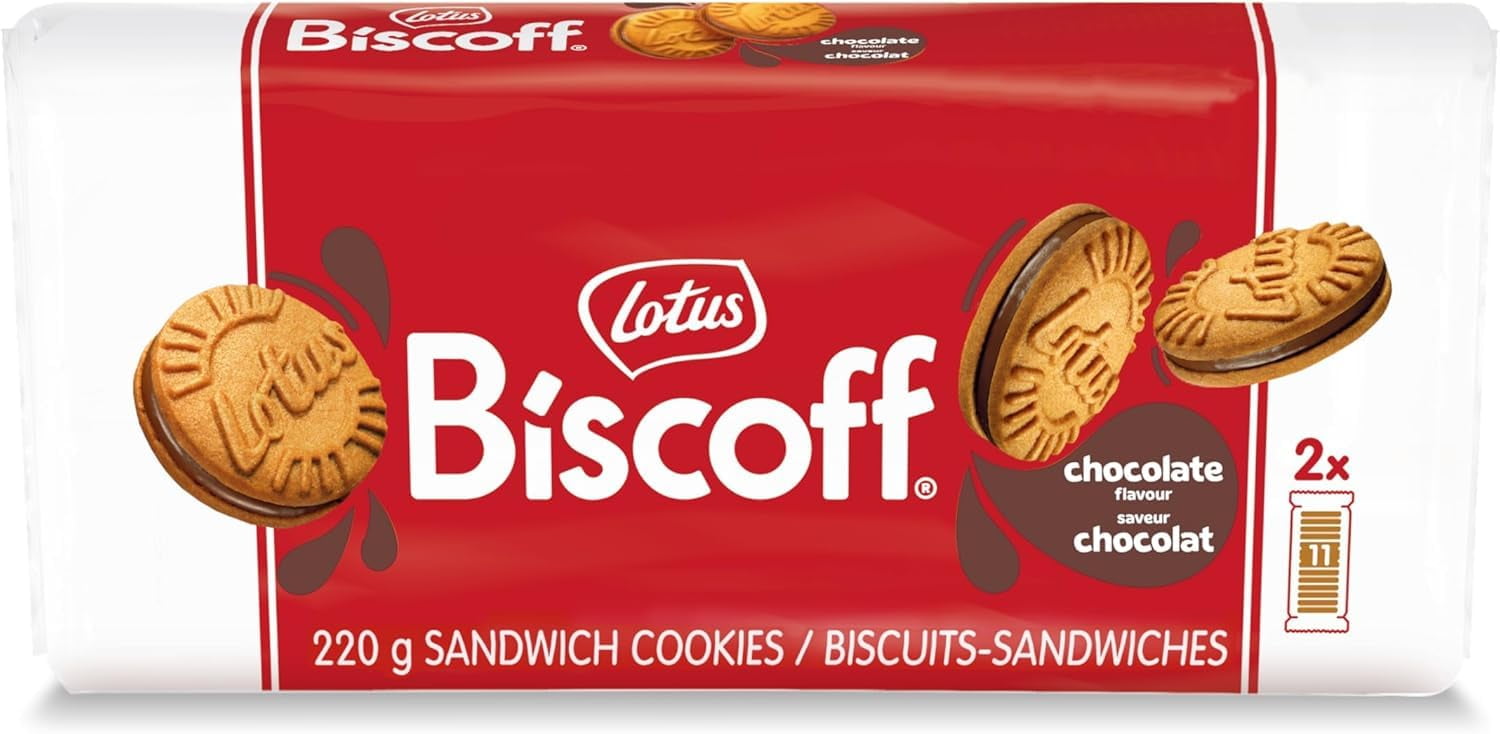 Pack of 6 - Lotus Biscoff - Caramelized Sandwich Cookies - Milk ...
