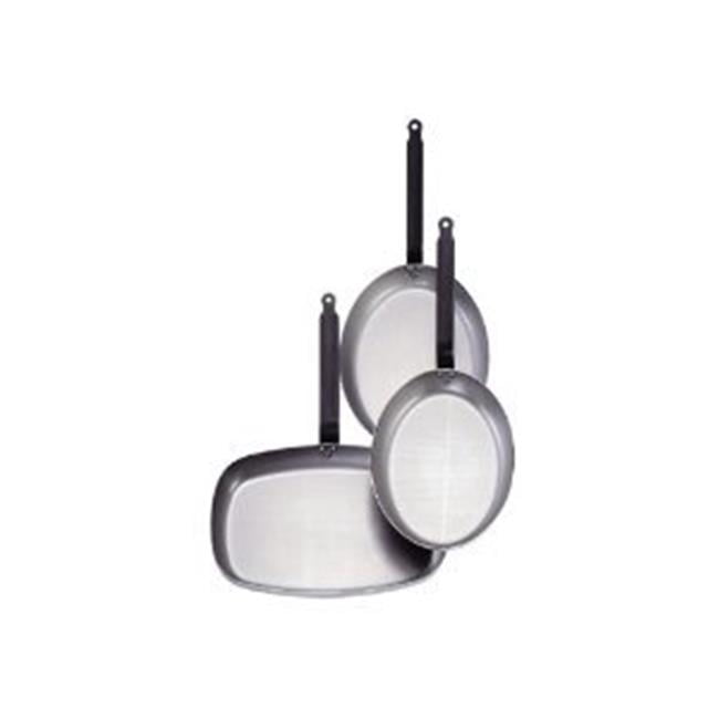 Black Steel Oval Frying Pan - Walmart.com