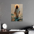 Affixzi Walking on Water Poster, Matte Vertical or Horizontal Wall Art ...