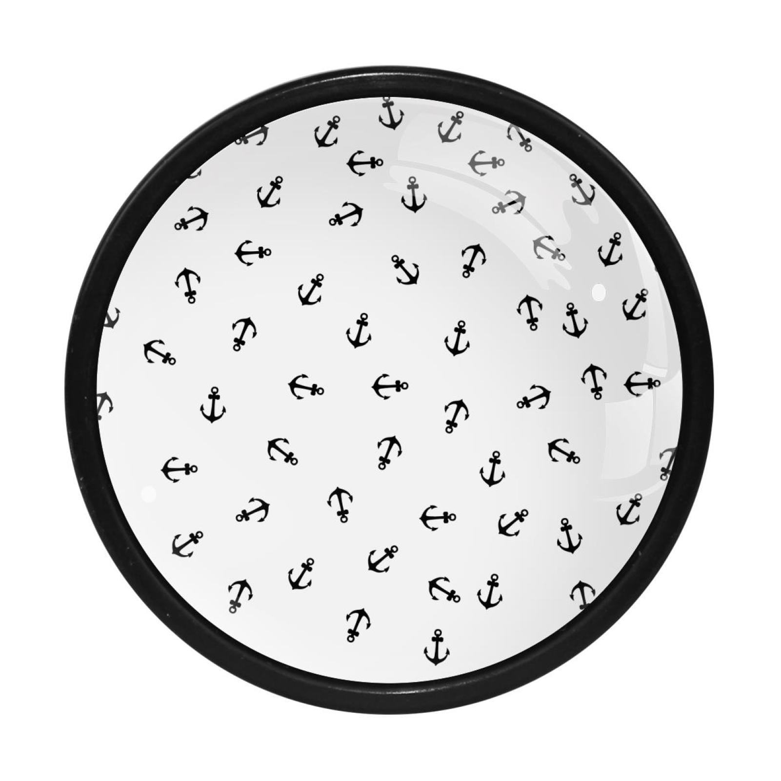 4 Pcs Anchor Knobs for Kitchen Cabinet Cupboard Dresser Bookcase Drawer ...