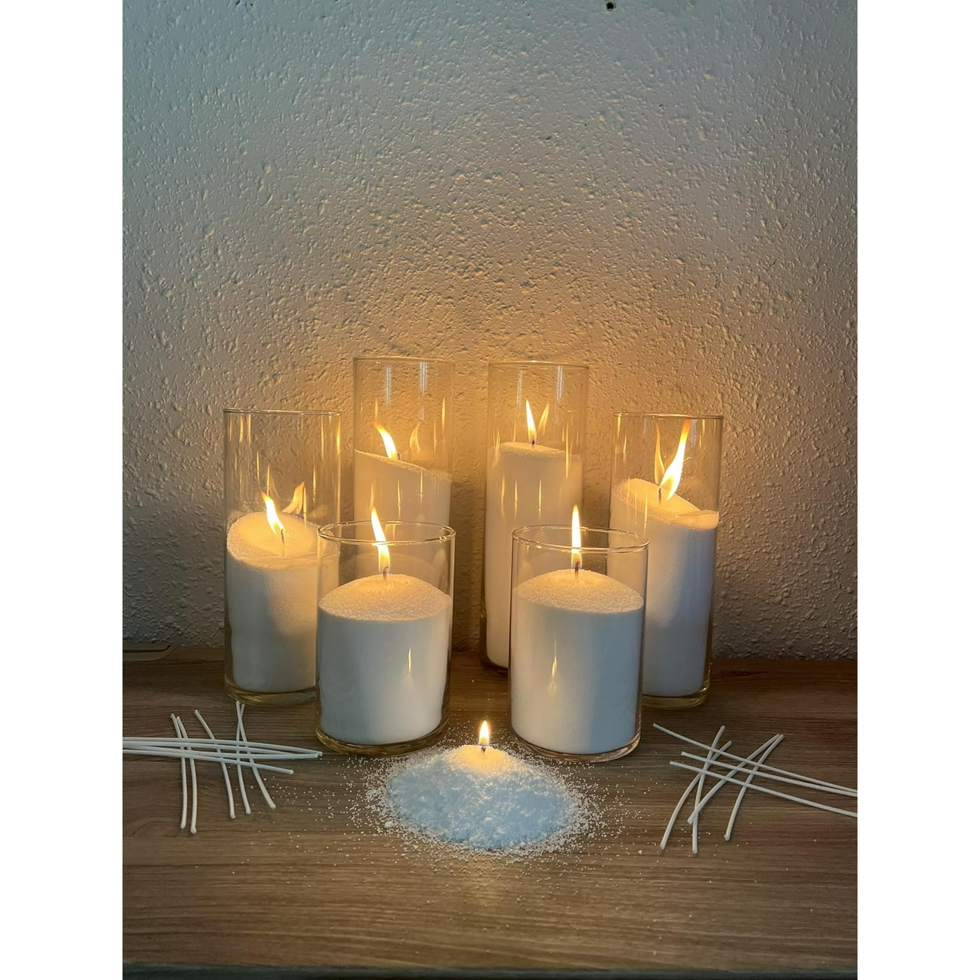 Click here for Whimsi Decor Supply Candle Pearled Powder Sand Wax... prices