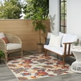 Nourison Aloha Indoor/Outdoor Multicolor 7' x 10' Area Rug, (7x10 ...