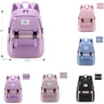 Backpack Solid Color Elementary Middle School Casual Daypack ...